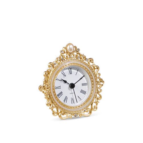 Gold Ornate Clock – Timeless Treasures Gifts & Décor