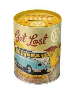 Vw Bulli Let's Get Lost Spardose Multicolor – Timeless Treasures Gifts ...