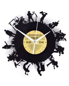Vinyl Wall Clock Music Band 30cm – Timeless Treasures Gifts & Décor