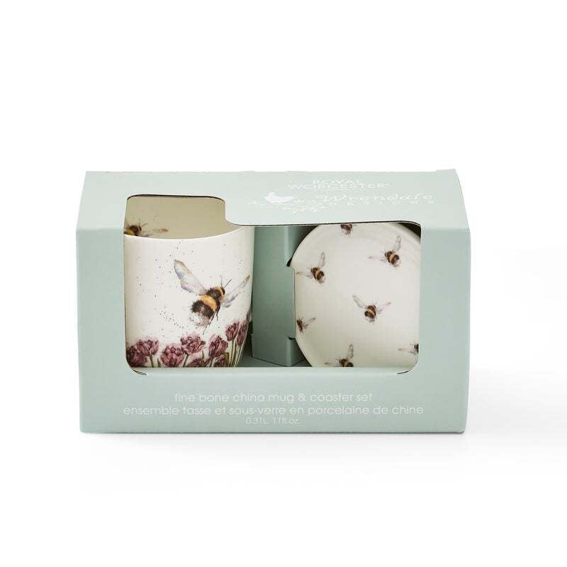 Royal Worcester Wrendale Designs Bees - Mug & Coaster – Timeless ...