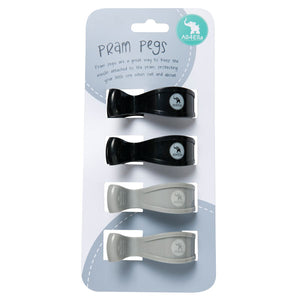 Pack Pegs Grey/black 4pk – Timeless Treasures Gifts & Décor