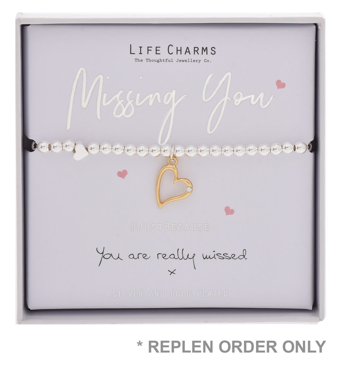 Life Charms Bracelet Missing You – Timeless Treasures Gifts & Décor