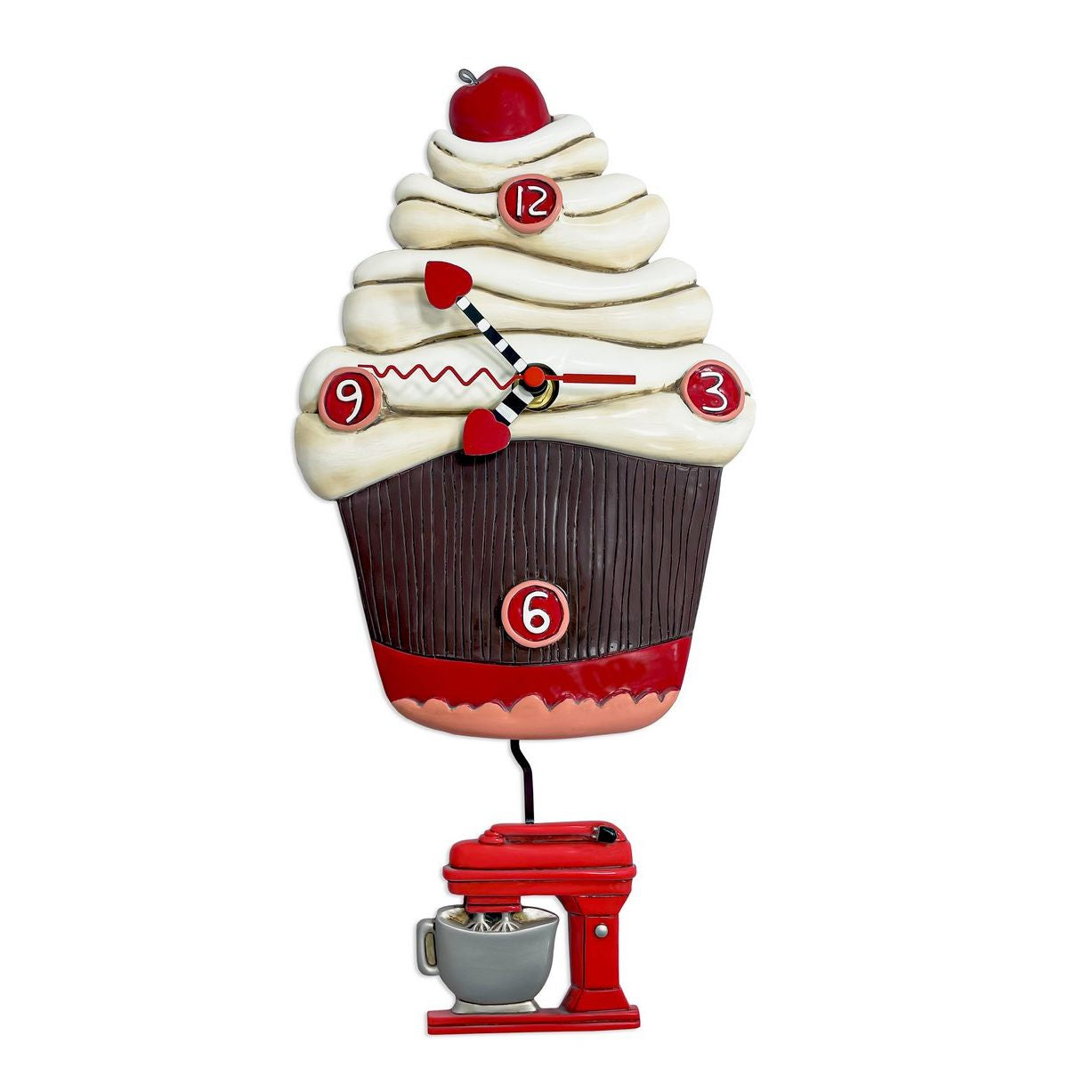 Frosting Please Cupcake & Mixer Clock – Timeless Treasures Gifts & Décor