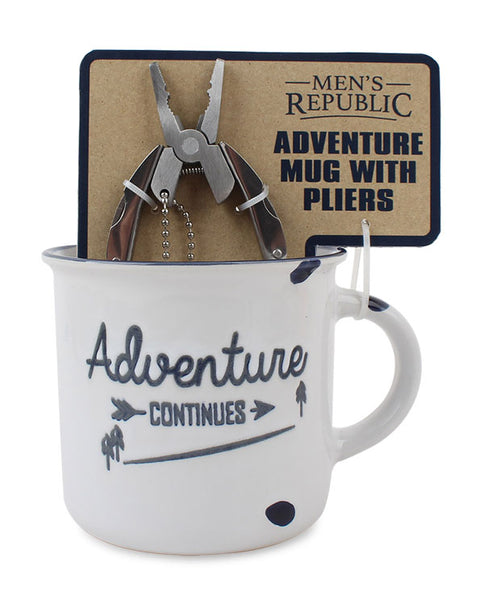 Men's Republic Adventure Mugs With Tool – Timeless Treasures Gifts & Décor